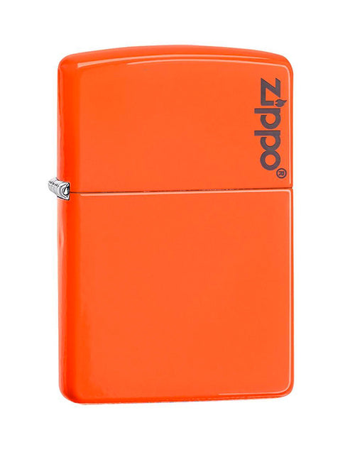 Zippo Logo Neon Orange Windproof Lighter – Tabasa Import Export LTD SA de CV