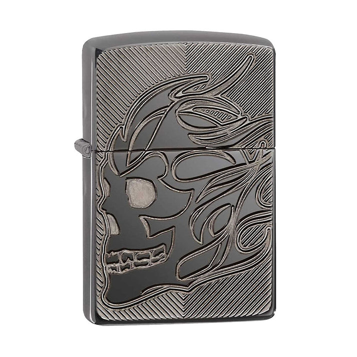 Armor® Deep Carve skull Black Ice® Windproof Lighter – Tabasa Import Export LTD SA de CV