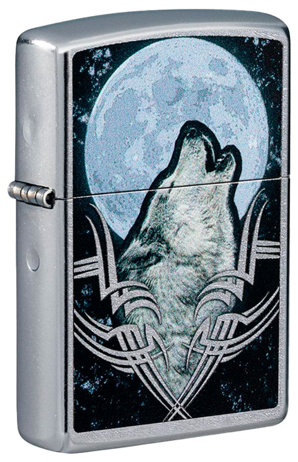 Howling Wolf Design Windproof Lighter – Tabasa Import Export LTD SA de CV